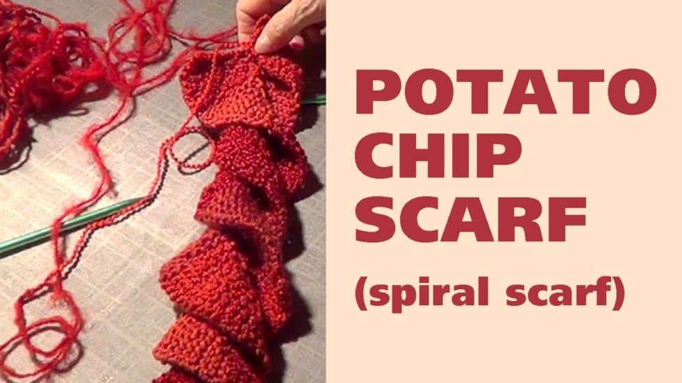 Twirl Knitted Scarf Pattern